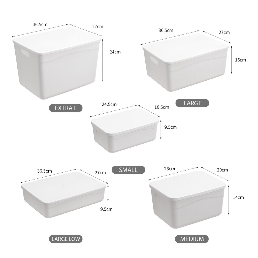 (JIJI.SG) CHANTAE Stackable Storage Box / Cover / Container / Organiser ...