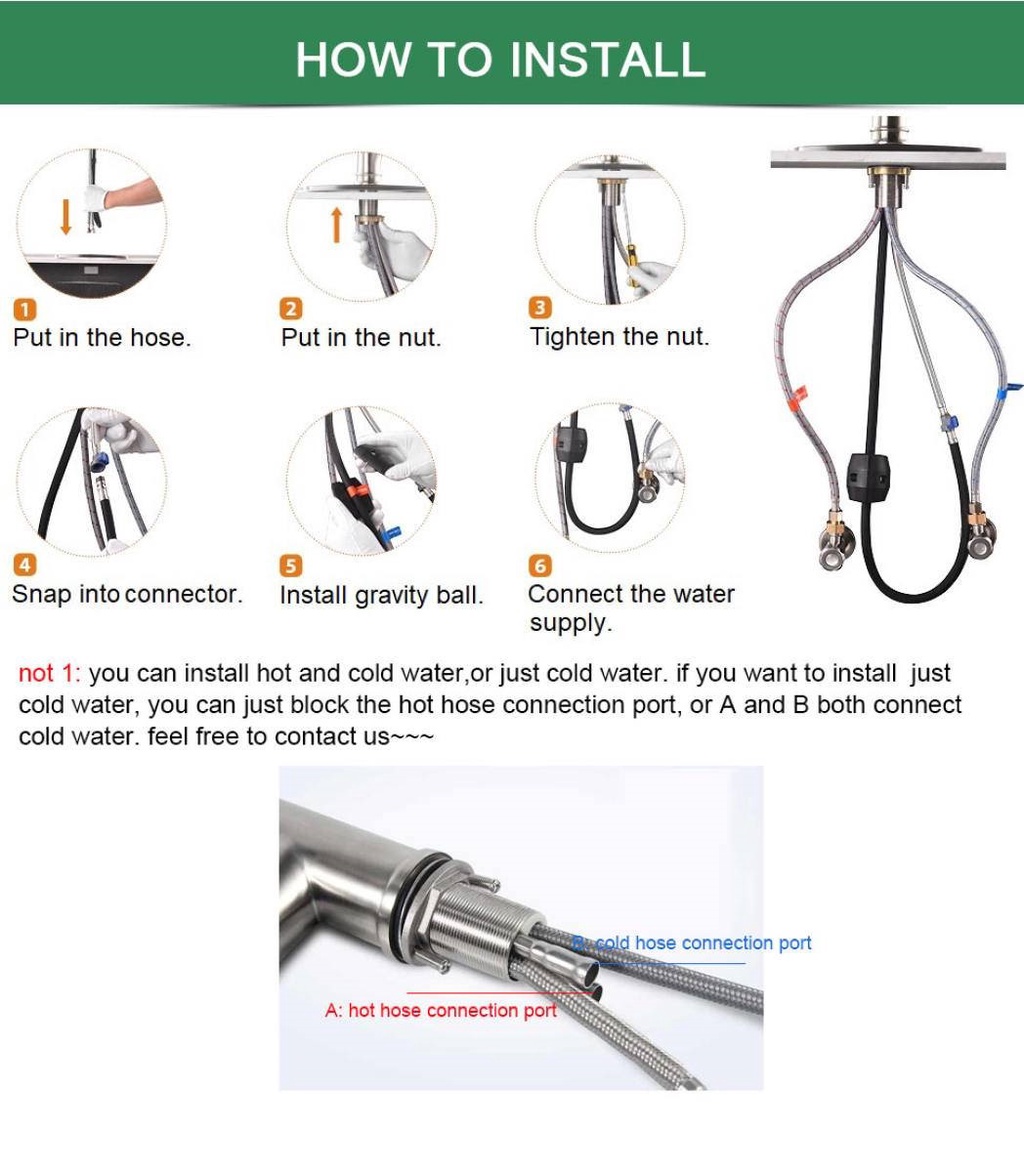 KRISROZ KSM87011S PULLOUT SINK MIXER S/S | Shopee Singapore