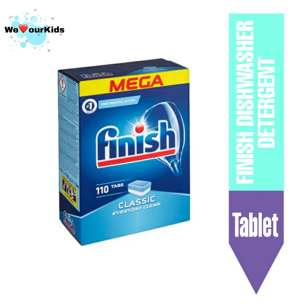 Finish Dishwashing Detergant Tablet - 100/110Tablets | Shopee Singapore