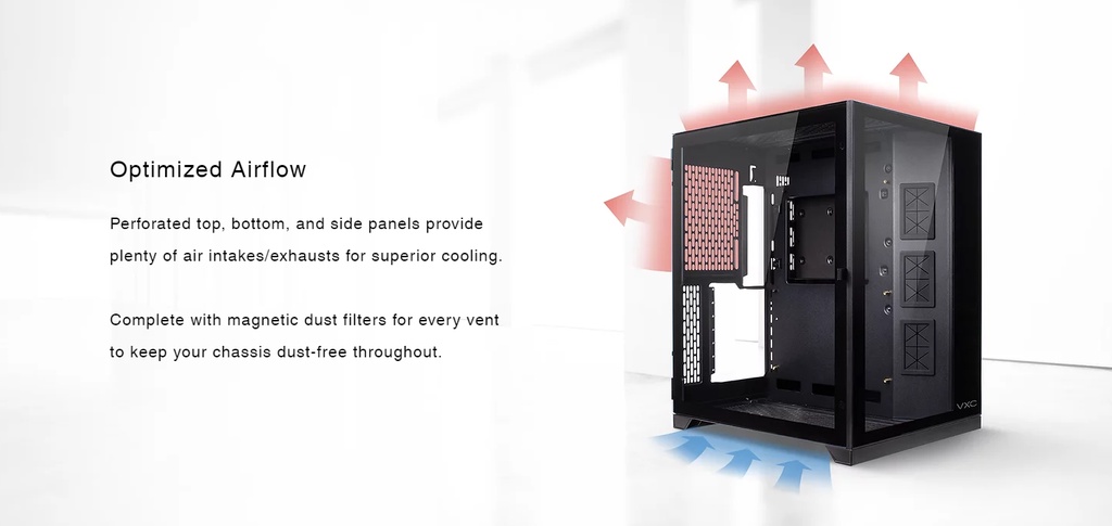 Tecware VXC Black ATX Tower Chassis (TWCA-VXCBK) | Shopee Singapore