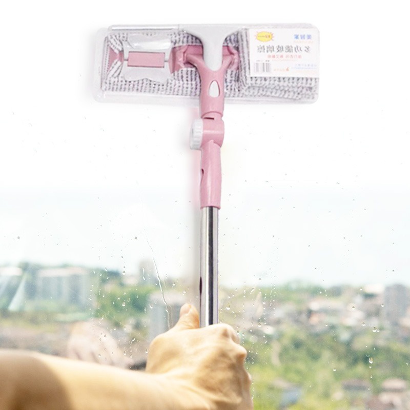 AO Home Window Cleaning Wiper Telescopic Rod Double-sided Glass ...