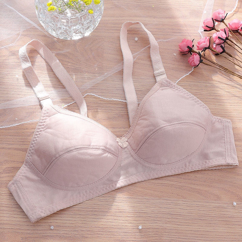 Women Bra Middle-Aged and Elderly Underwear without Steel Ring Thin and ...