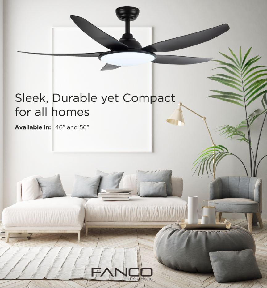 [FREE DELIVERY] FANCO TRIBUTO 46/56 DC Motor Ceiling Fan /36W Super ...