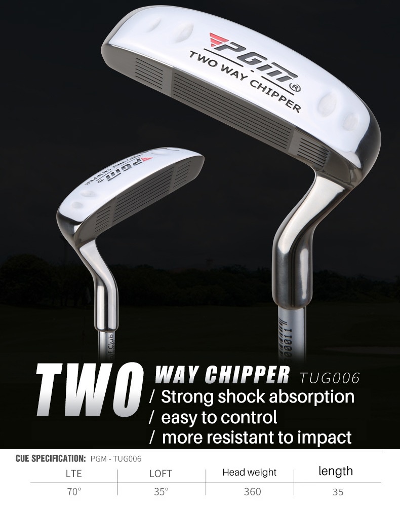 PGM two way head golf chipper putter club stainless steel shaft for ...