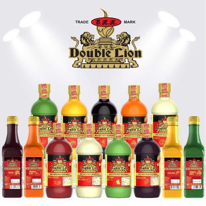 🔥SG READY STOCK🔥 495ml HALAL Double LION Cordial Concentrate Syrup Base ...