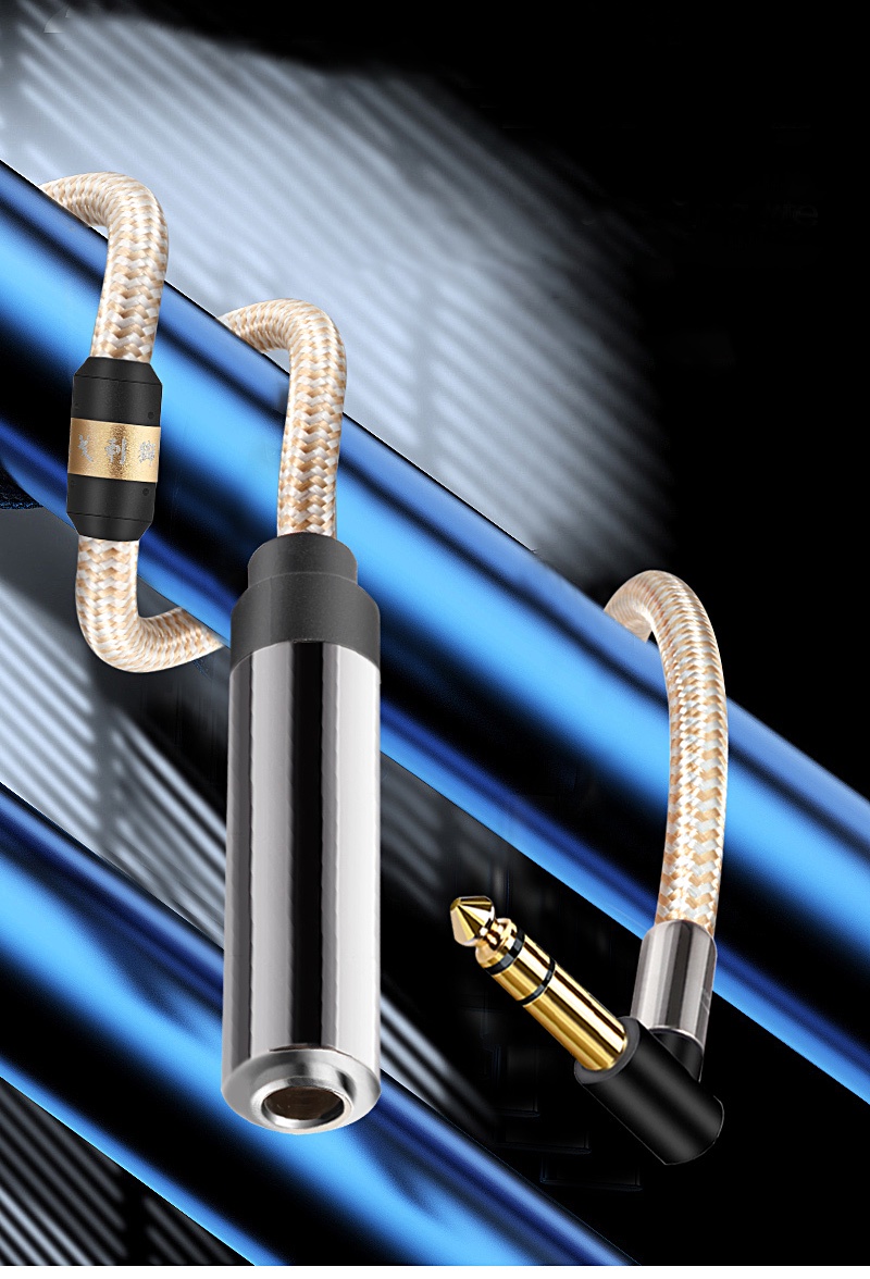 GOLLEY LION (1/4 inch TRS ) 6.35mm male to female Audio Extension Cable ...