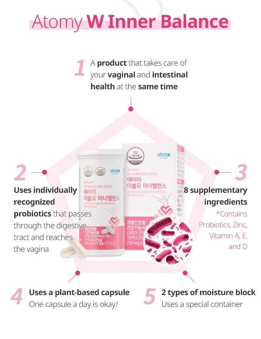 Atomy W Inner Balance (250mg x 45 capsules) | Shopee Singapore