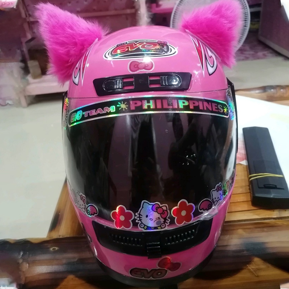 AGV EVO Helmet Visor Reflective Hello Kitty Stickers 【Reflectorized ...