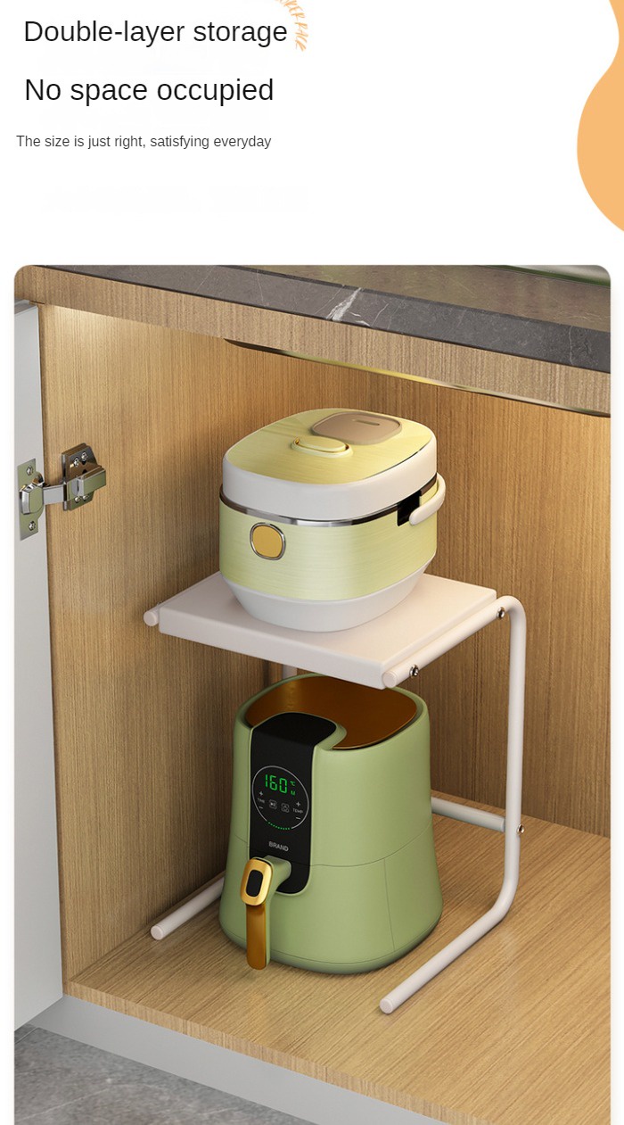 [Ready Stock] Electric rice cooker storage rack kitchen stove air fryer ...