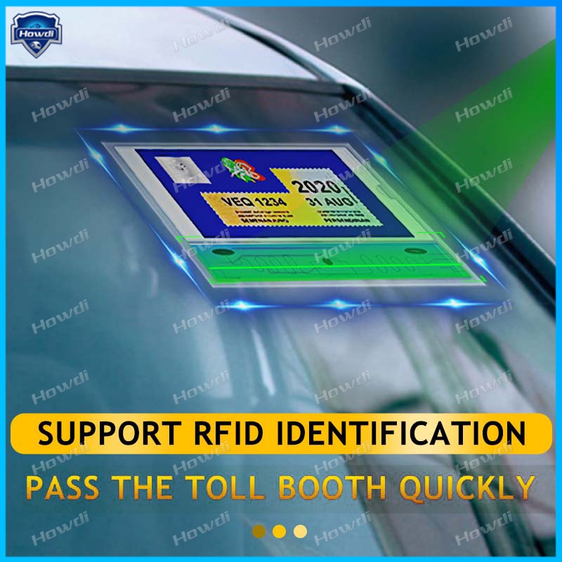 【2 in 1 】Touch N Go & Roadtax Holder Stick Roadtax Cover RFID Sticker ...