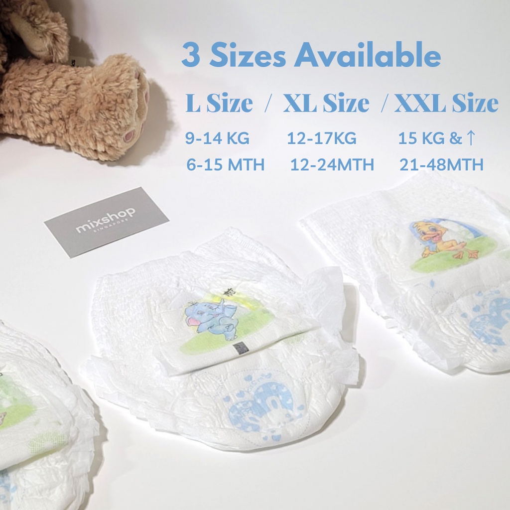 👶mixshop Baby Disposable Swimming Diapers /Pants Individual Packing (1 ...