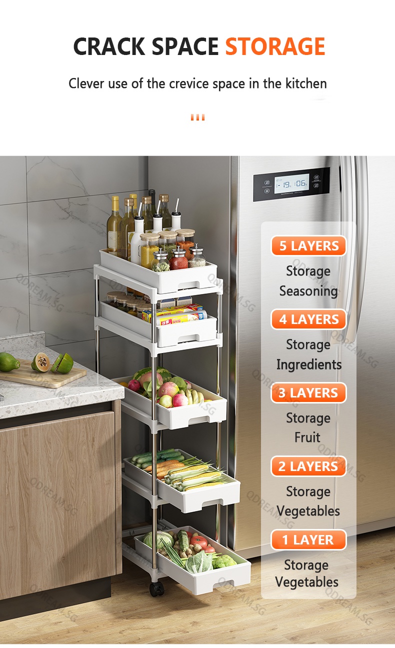 YOULITE Kitchen Under Sink With Drawer Rack Kitchen Sink Organiser ...