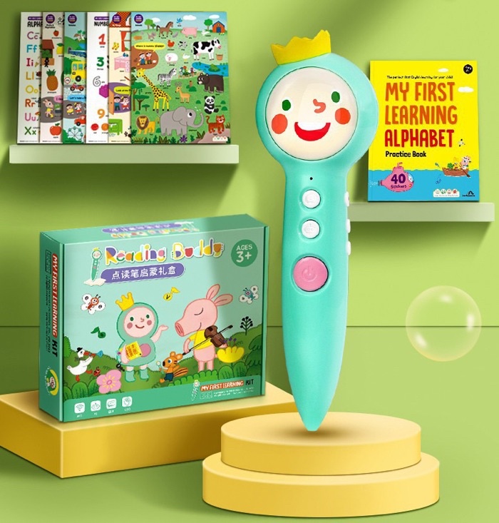 Smart Reading Pen Started Kit for Kids Montesorri Learning Activites ...