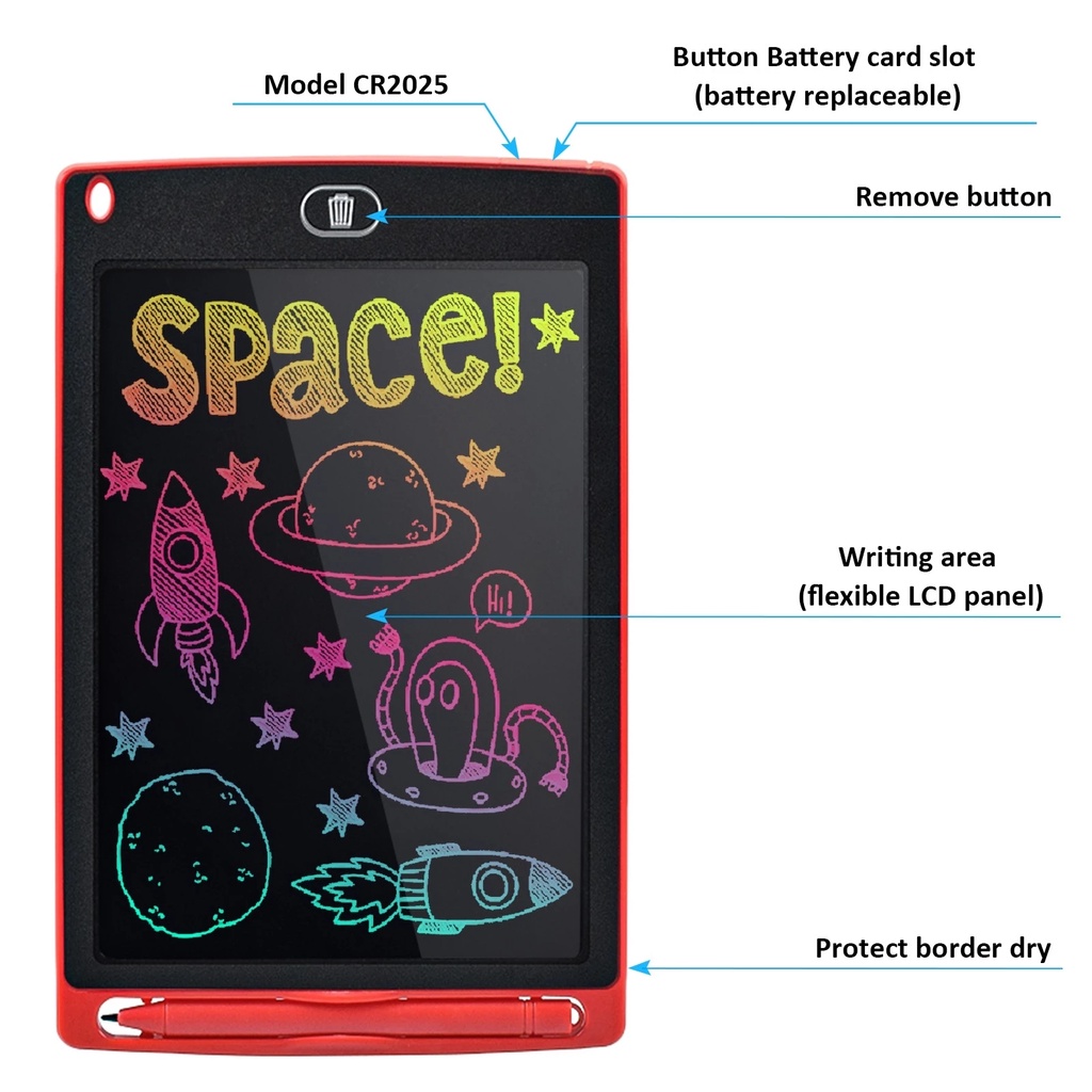 8.5/10/12 inch Magic Writing Tablet Drawing Board Children's Graffiti ...