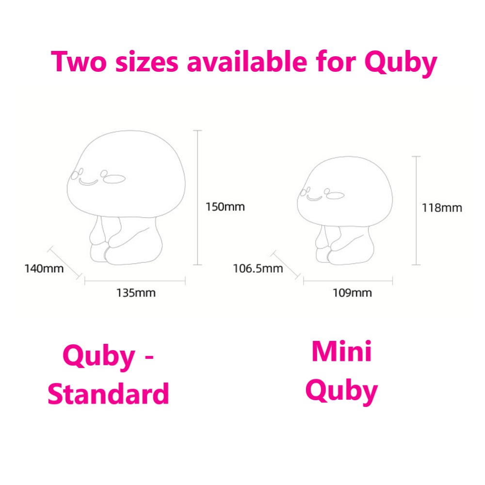 Quby乖巧宝宝 Hug Me Night Lamp LED Touch Soft Sleep Lamp - USB Charging ...
