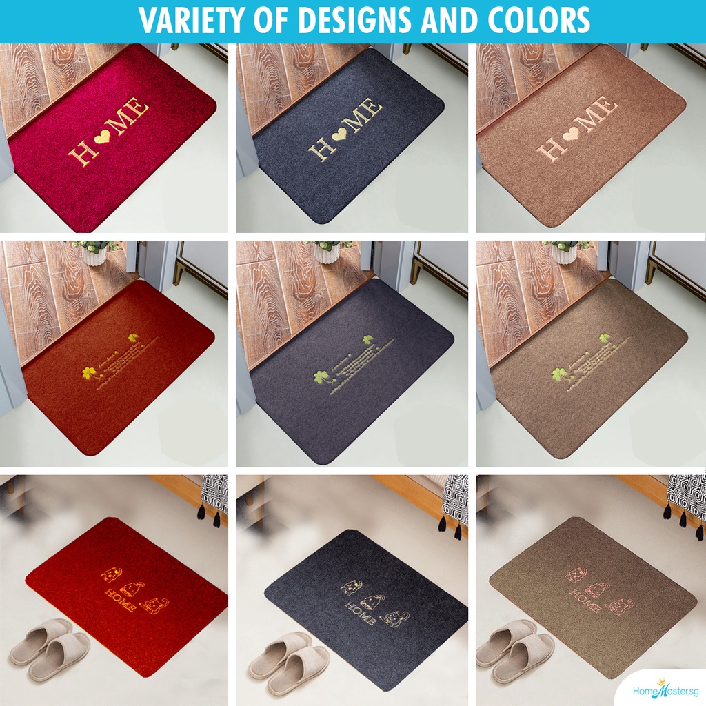 [SG Ready Stock] Floor Mat Indoor/Outdoor/Trap Dust 50 x 80cm | Shopee ...
