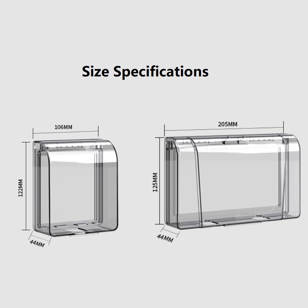 PLH Anti-dust Waterproof Power Socket Acrylic Cover | Shopee Singapore