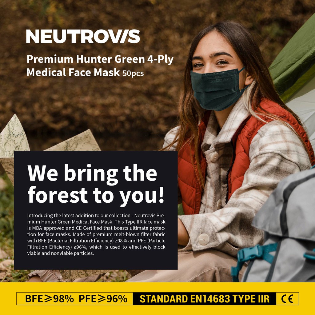 FB Neutrovis 4Ply Premium Type IIR Extra Protection Premium Medical 4 ...