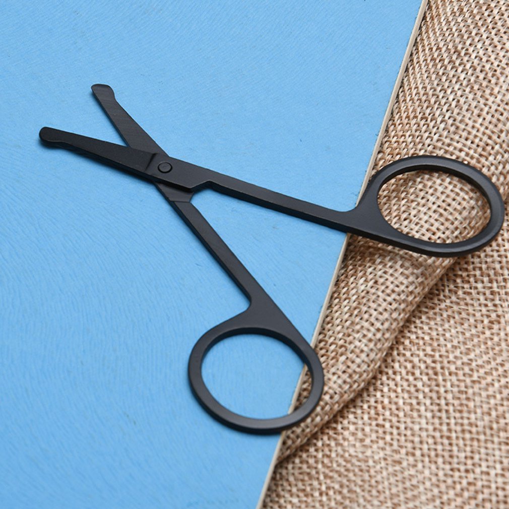 [Ready Stock] Nose Hair Scissors Lightweight Stainless Steel Round Head ...