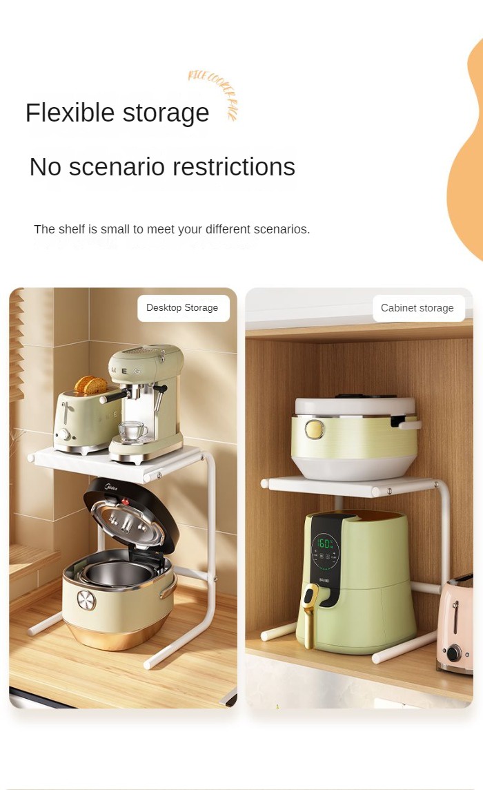 [Ready Stock] Electric rice cooker storage rack kitchen stove air fryer ...