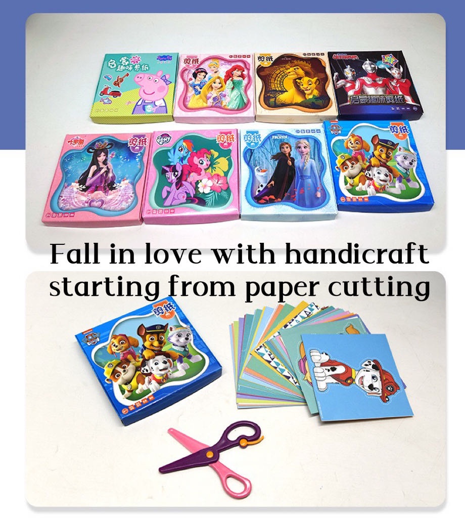 SG Stock [Children Day Gift ]108Pcs Paw Patrol Paper Cutting for kids ...