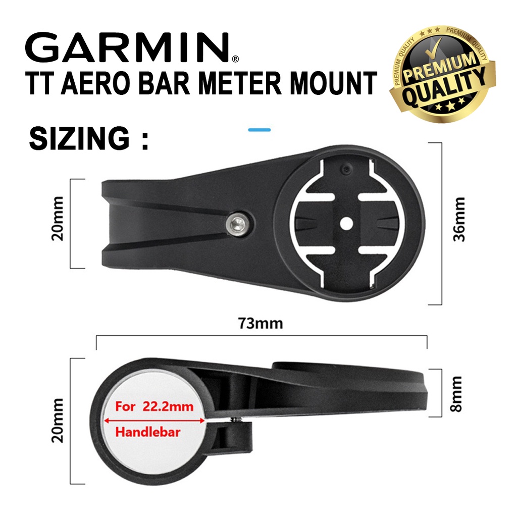Garmin Edge TT Mount for TT Bike Time Trail Road Bike Clamp Computer ...