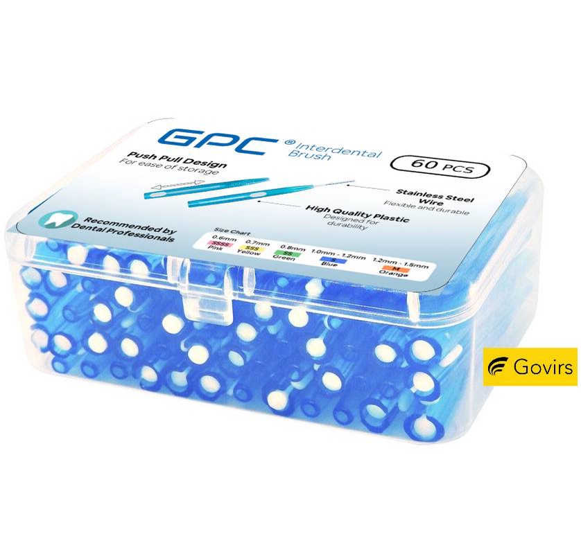GPC 20pcs Interdental Brush Push Pull Dental Floss Toothbrush for ...