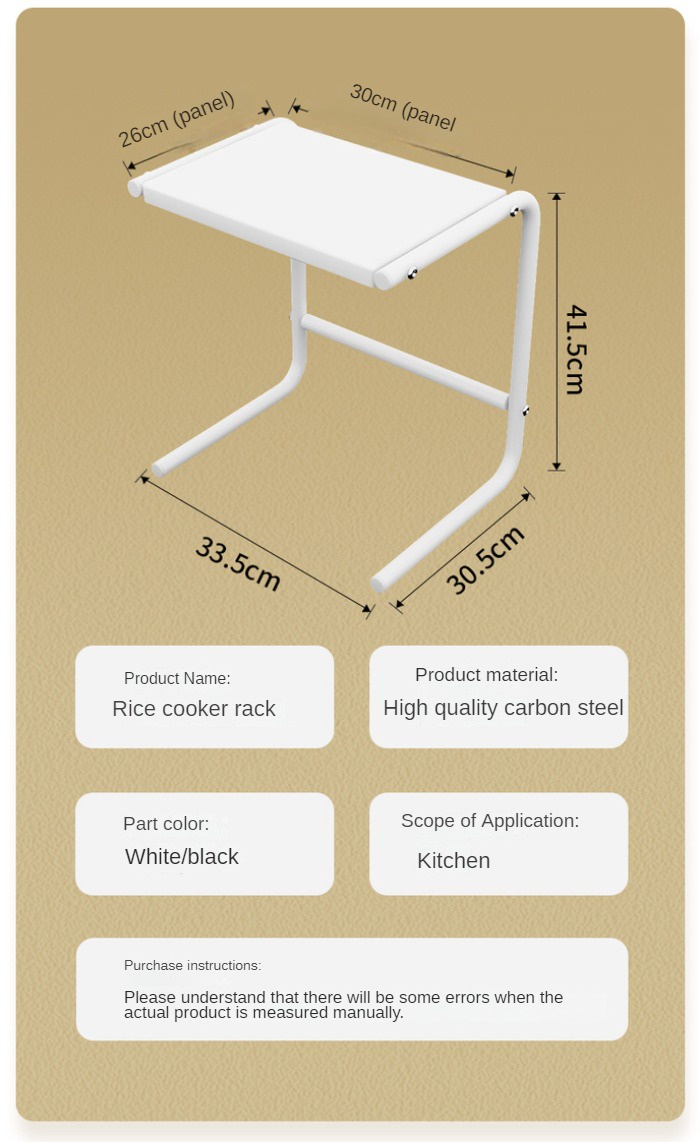 [Ready Stock] Electric rice cooker storage rack kitchen stove air fryer ...