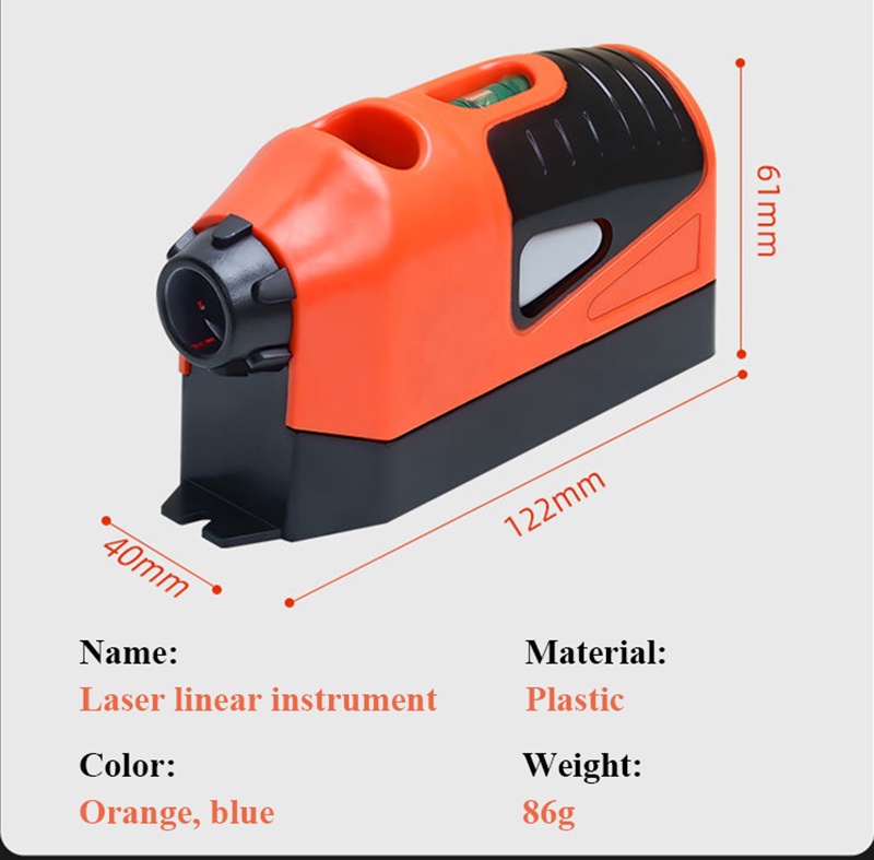 KIPRUN Mini Vertical Spirit Level Measuring Portable Infrared Laser ...