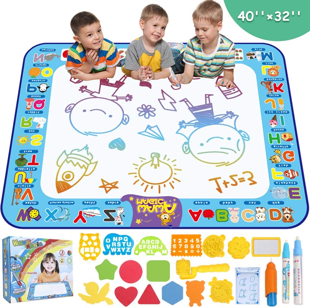 SG Stock Magic Water Drawing Mat Doodle Mat 100 X 80 CM Writing ...