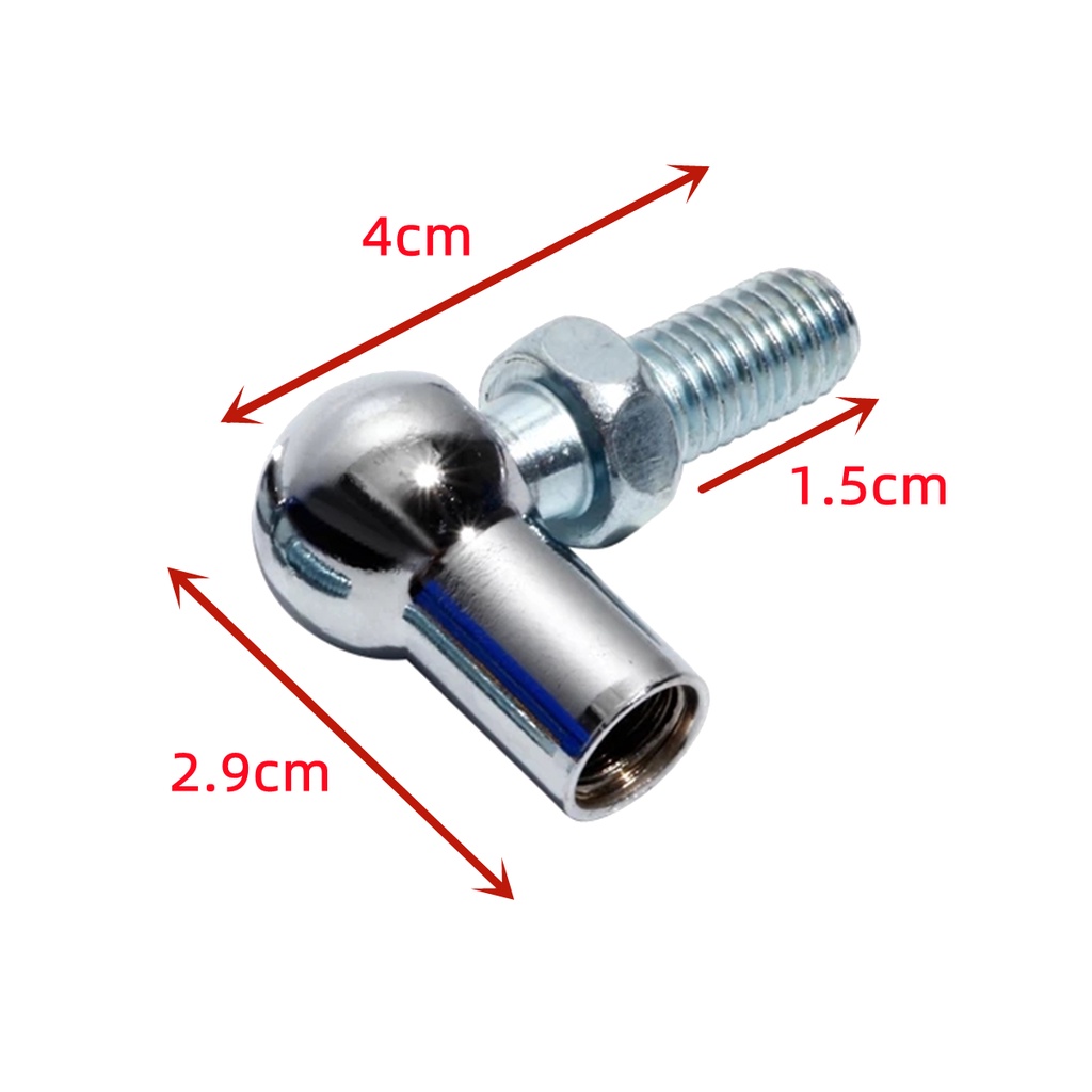 M6/M8 Universal Gas Strut Connectors Rod End Fitting Ball Joint Valve ...