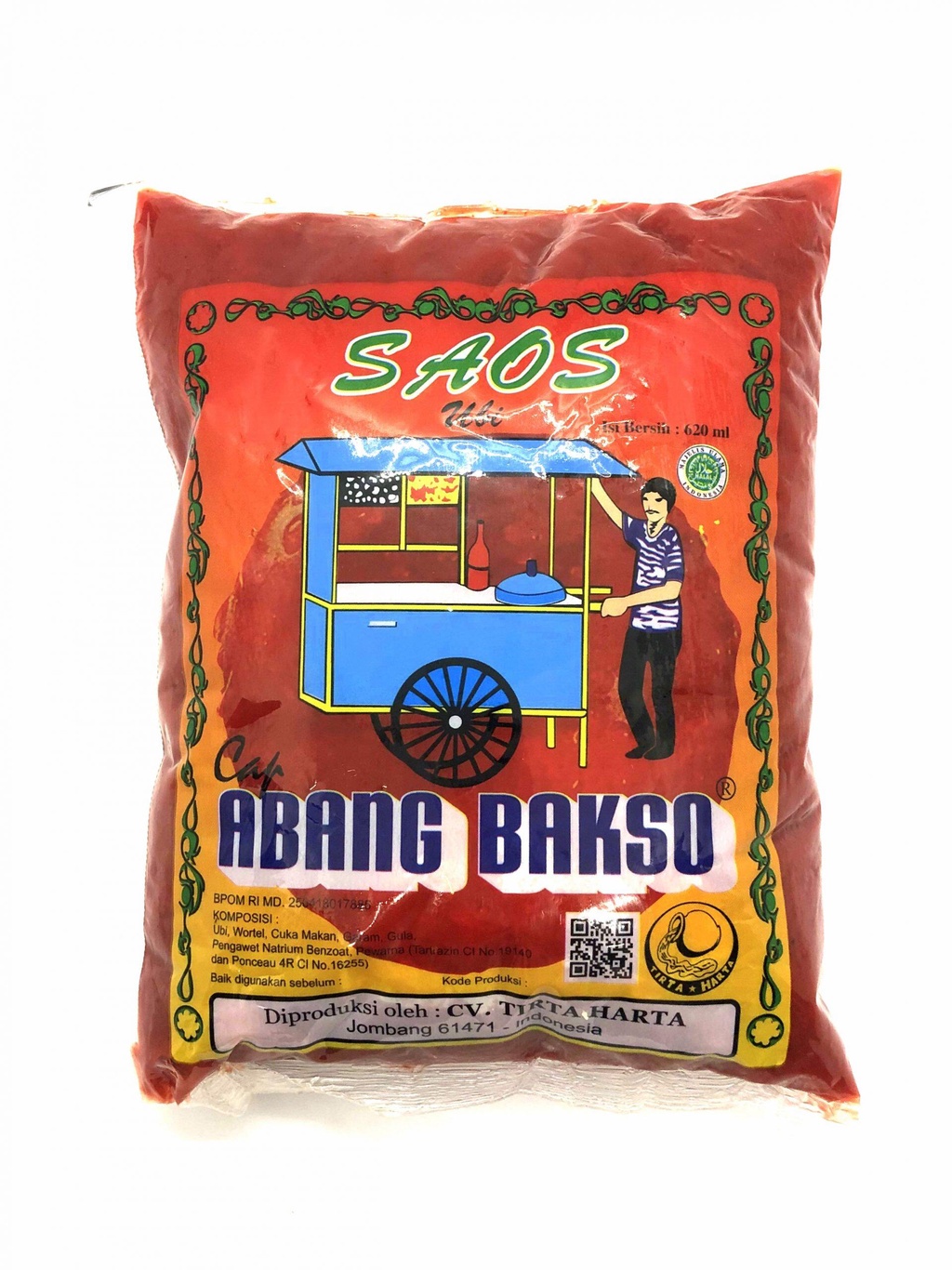 Cap Abang Bakso Saos Tomato Repack 620ml Product Tradisional Bakso Sos ...