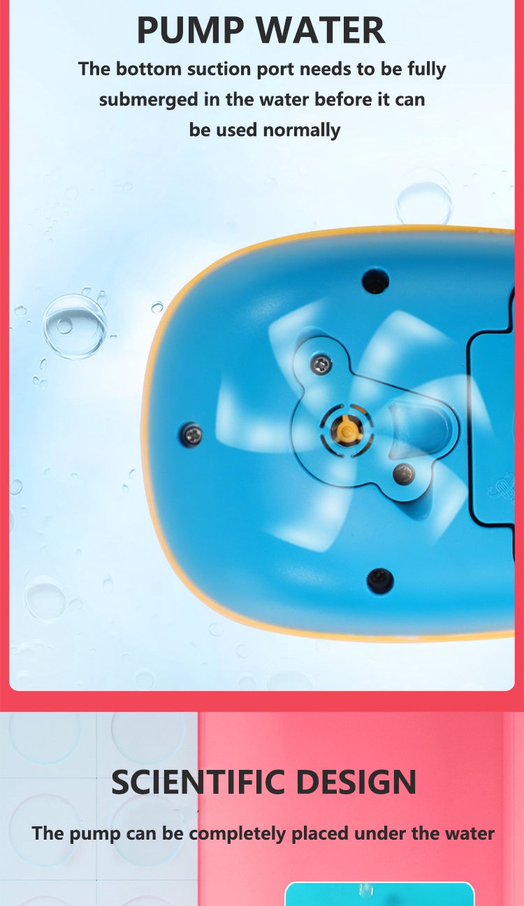 Baby Bath Toys Electric Water Spray Jet Rotate Boat Duck Playing Water ...