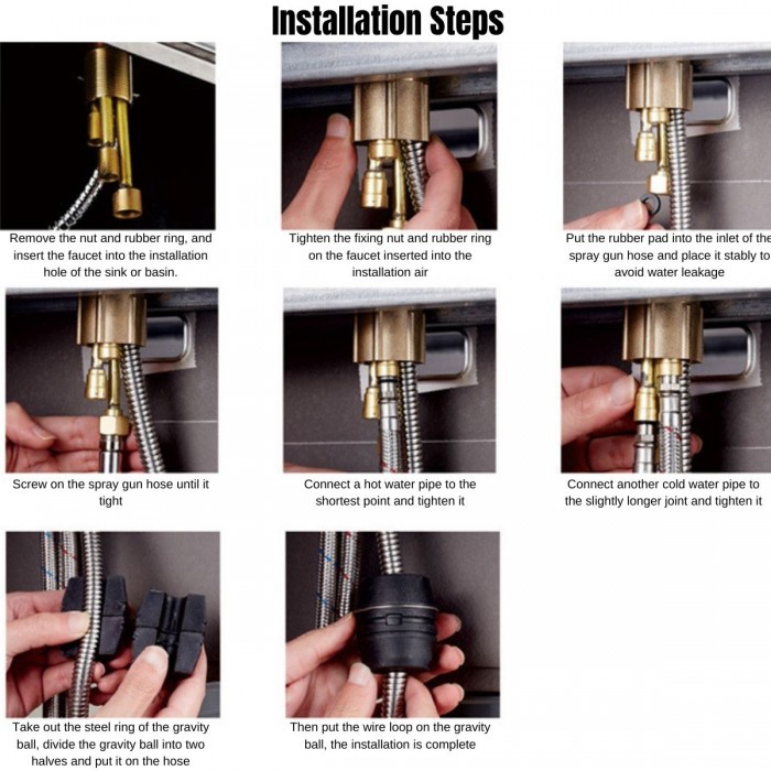 KrisROZ Pull Out Sink Mixer Matt Black KSM87016MB | Shopee Singapore