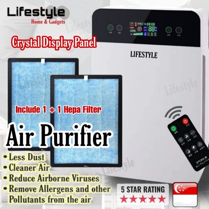 🔥🔥🔥 [SG SELLER]NEW LIFESTYLE ANION Pure Air Purifier True Hepa with 1+1 ...