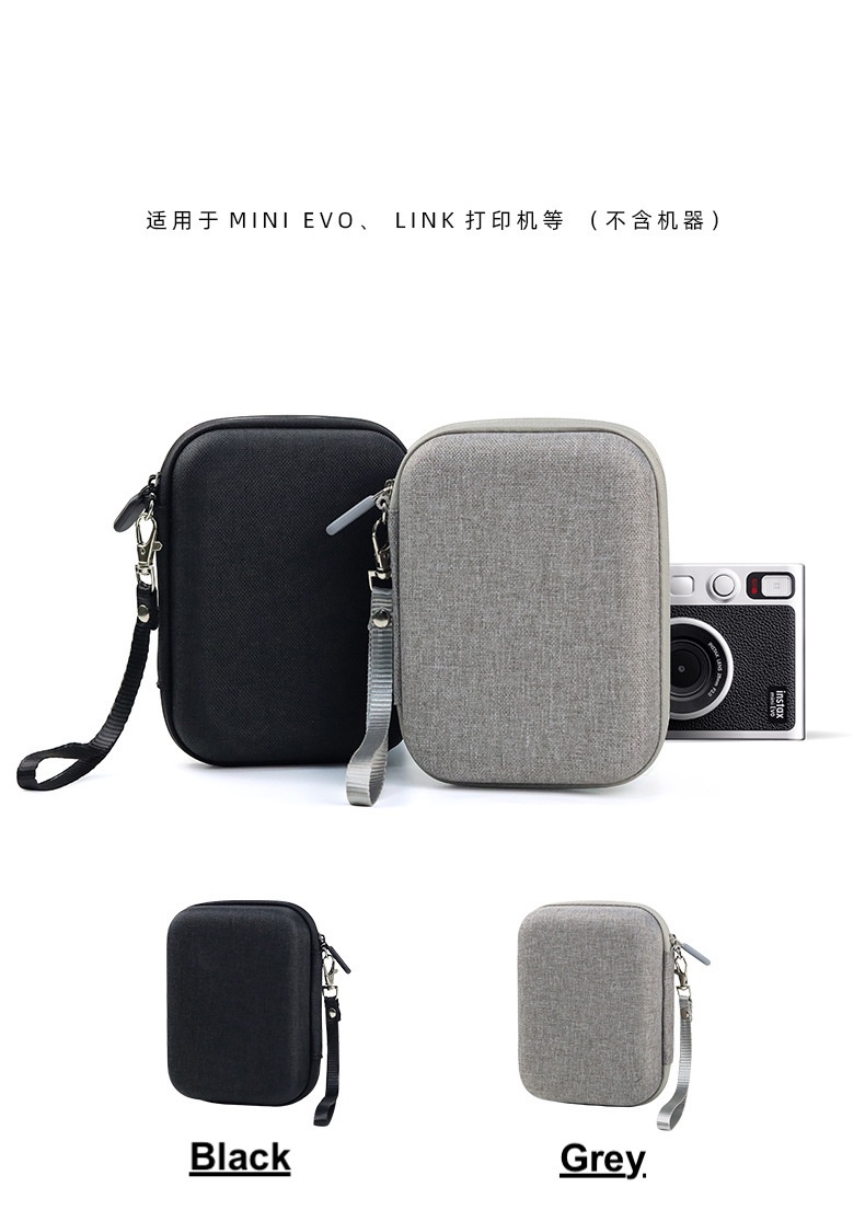 Instax Mini Fabric Hard Case For Instax Mini Evo, Instax Mini Link ...