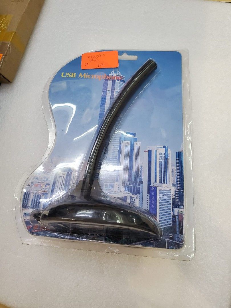 USB Microphone (Microphone in ADC Digital Audio Input)(Black) | Shopee ...