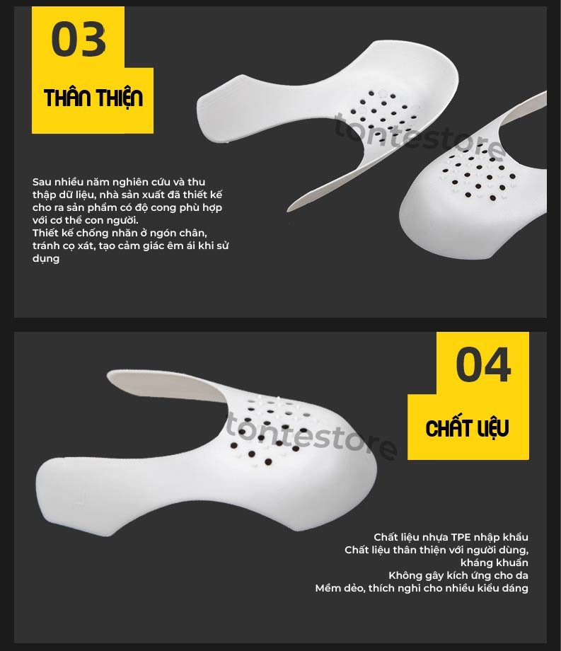 Sneaker SHIELD shoe toe protector, anti-wrinkle and crack padding ...