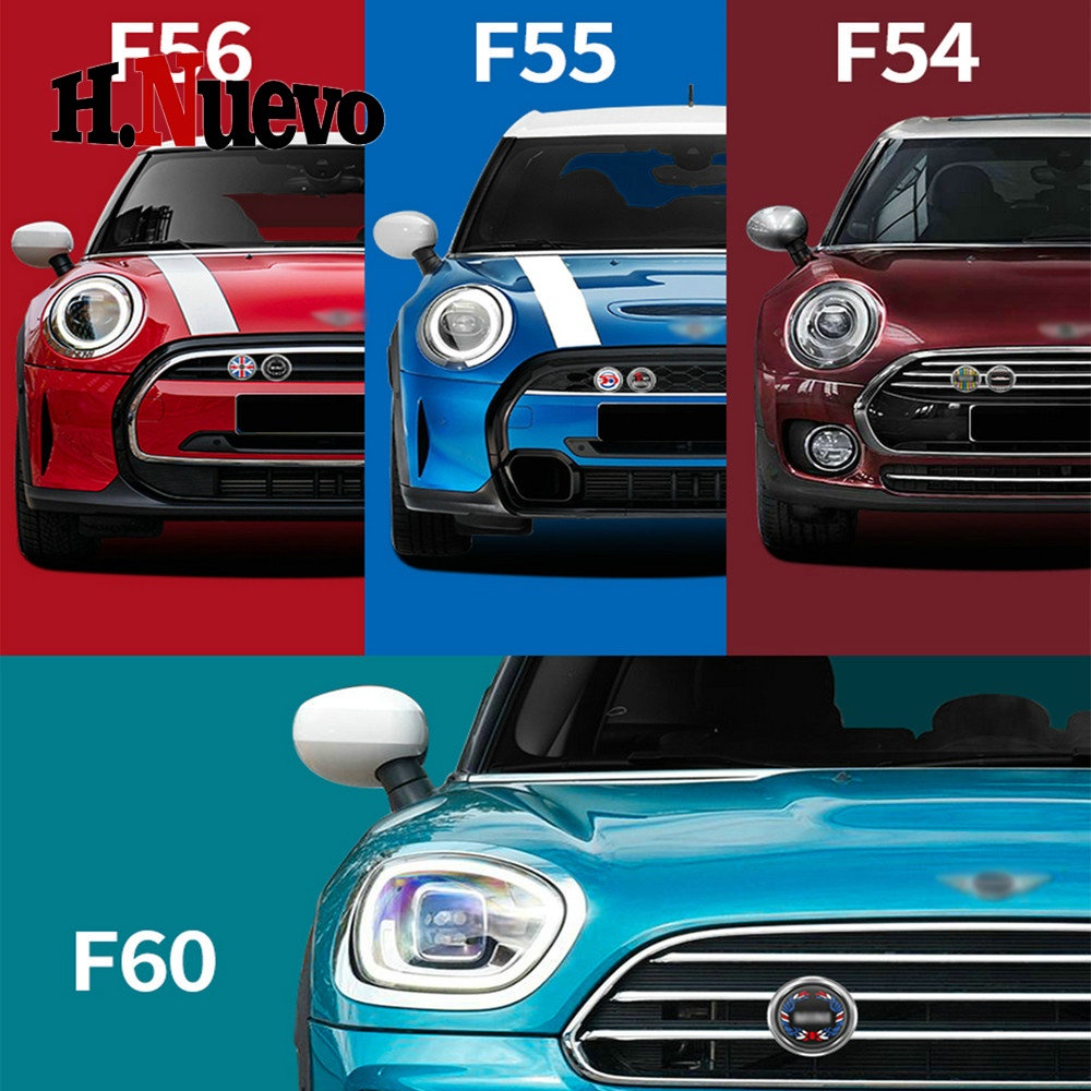 Universal For Car Front Grille Grill Badge Emblem For MINI One JCW R55 ...