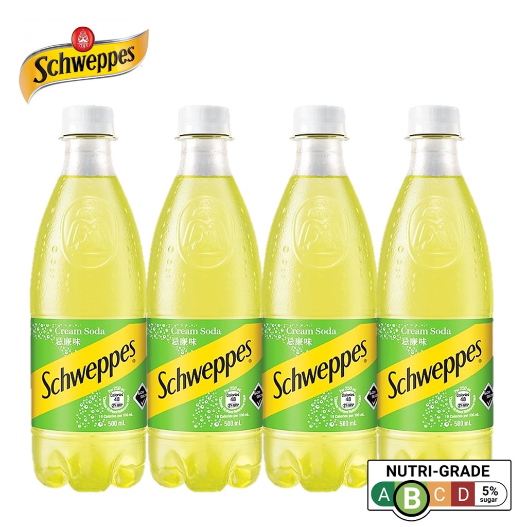 Schweppes Cream Soda Grapefruit Soda +C Lemon Soda Soda Water Sparkling ...