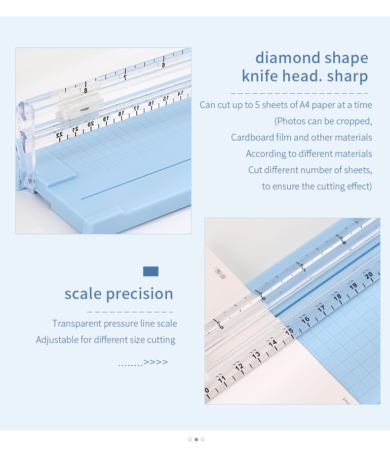 JIANWU Cute Multifunction Journal Paper Cutter DIY Student Handmade A5 ...