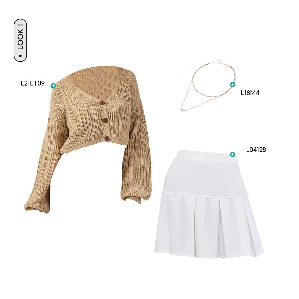 Lovito Casual Cardigans Plain Long Sleeve Button Sweater Knitted ...