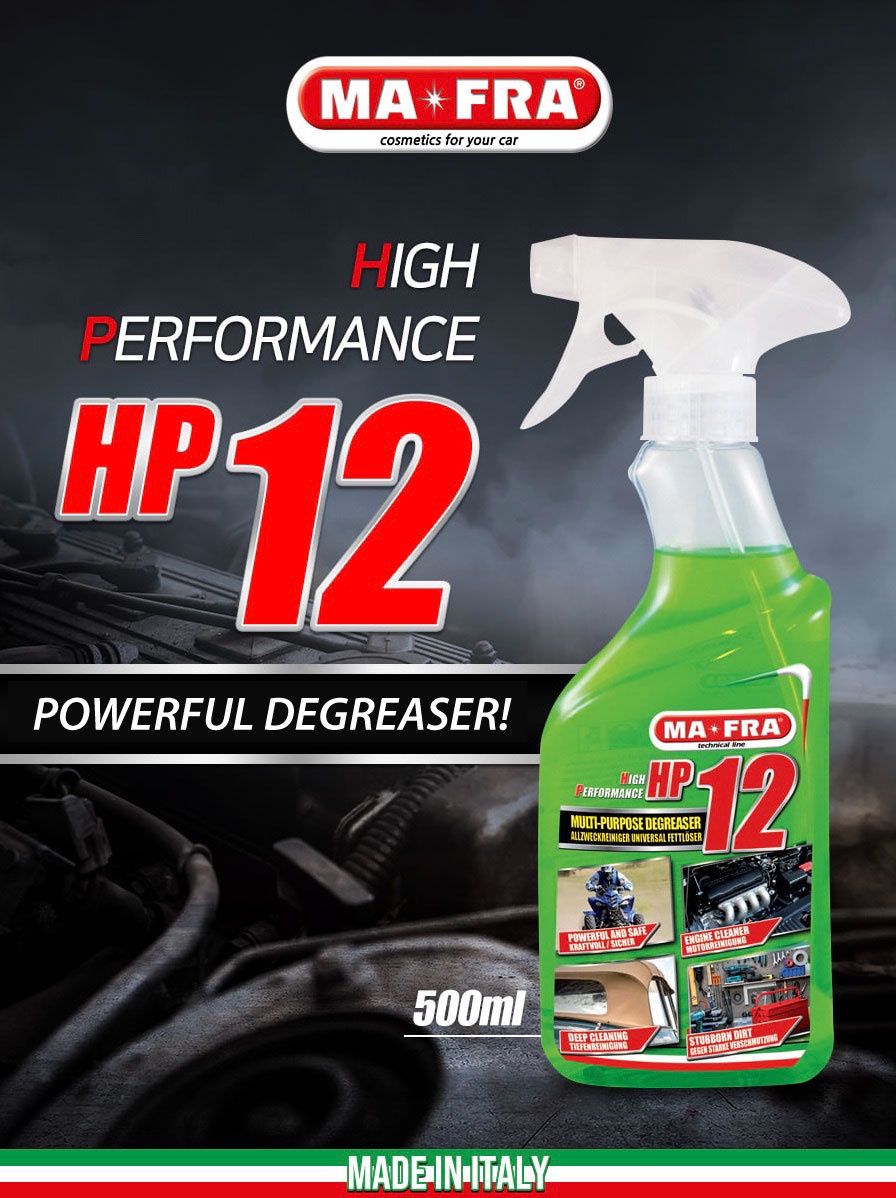 Mafra HP12 High Performance Multi Purpose Degreaser 500ml(Effective ...