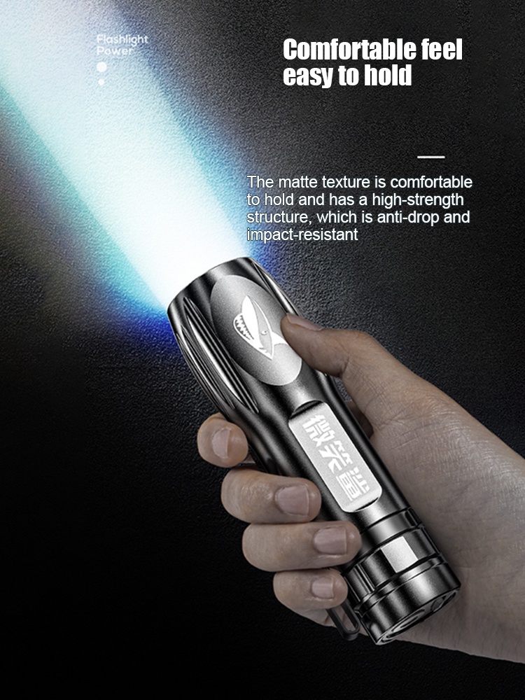 Super Bright Flashlight Portable Mini High Power LED Flashlight USB ...