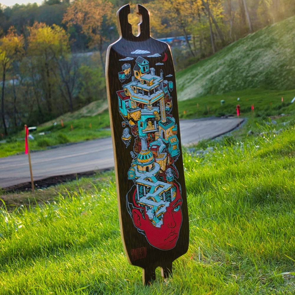 Pantheon Longboard Nexus - Double Drop Through Complete Longboard for ...