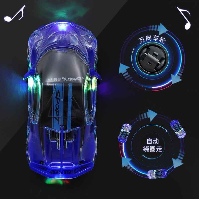 LED Music Light Race Car Toy | Kids Educational Flashing Police Cars ...