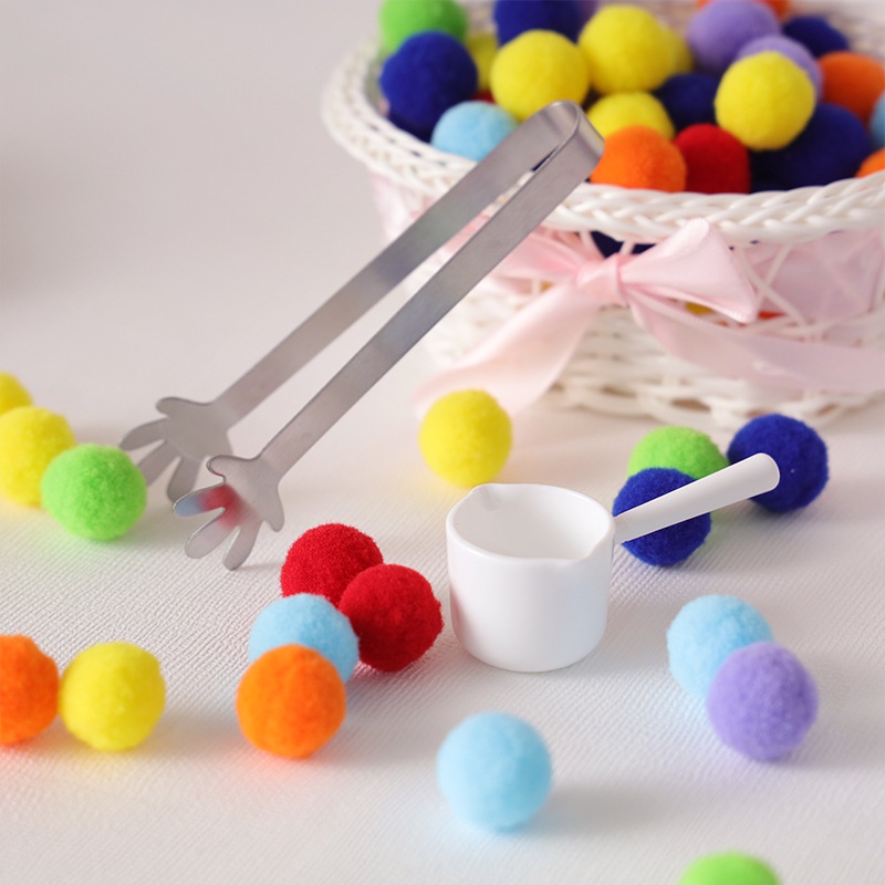 Montessori Clip Ball Classification Teaching Tool Exercise Fine Motor ...