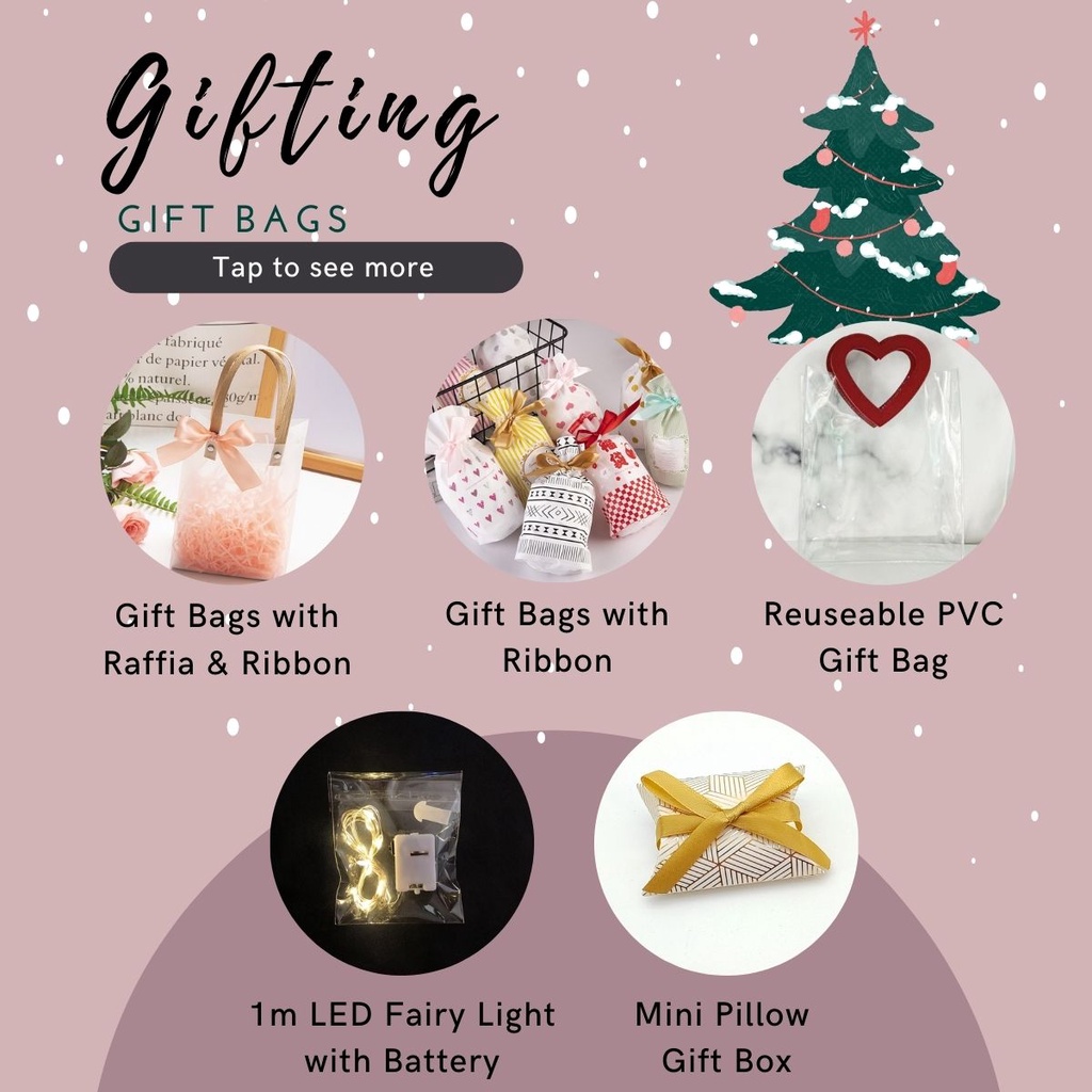 [SG INSTOCK] Plastic Gift Bags | For Birthdays, Christmas, Wedding ...