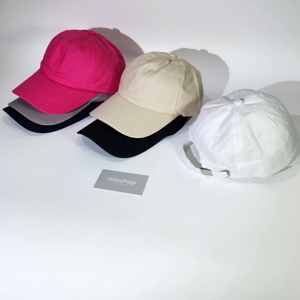 mixshop Unisex Korean Summer Retro Baseball Hat/Cap [SG READY STOCK ...
