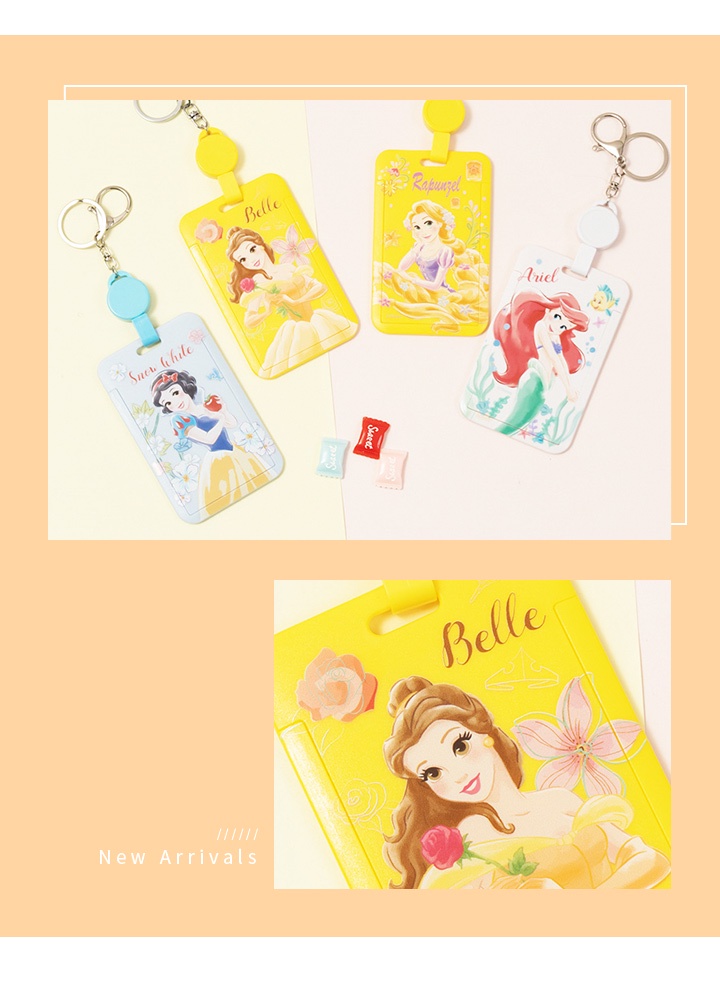 Disney Disney|Princess Retractable Slide Id Holder Snow White Belle ...